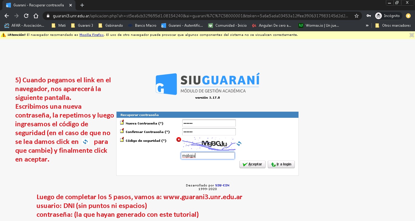 Recuperar contraseña